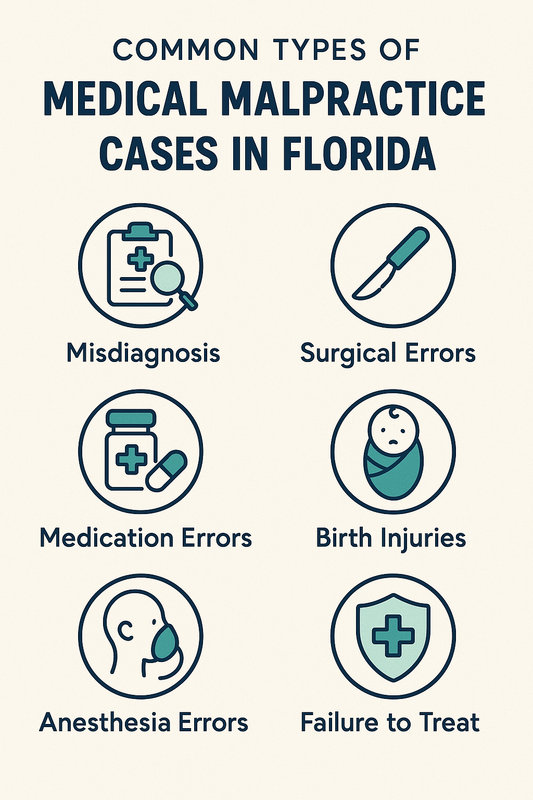 Common Medical Malpractice Cases in Florida | PWD Law Firm