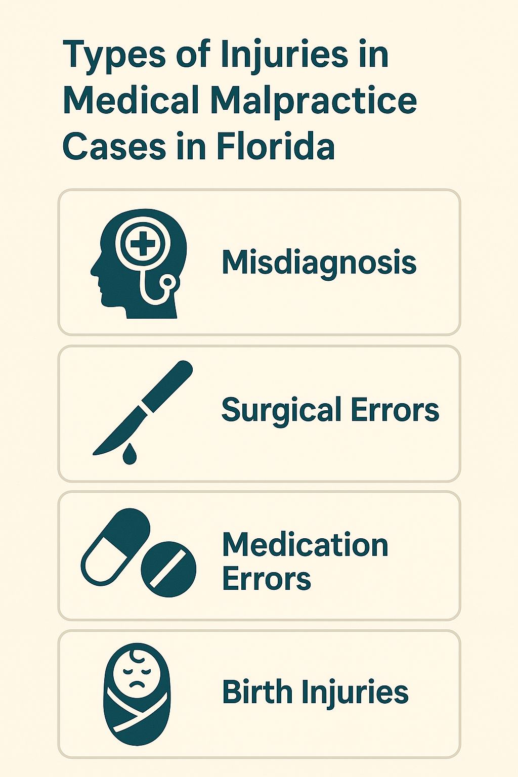 Medical Malpractice Injuries in Florida | PWD Law Firm
