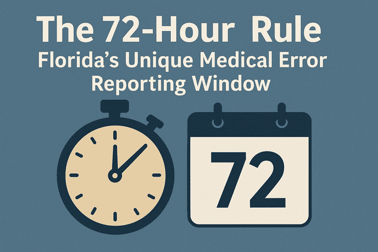 The 72-Hour Rule: Florida’s Unique Medical Error Reporting Window ...